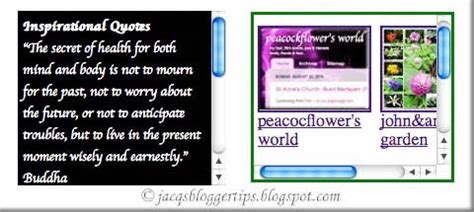 Jacq S Blogger Tips Create Easy HTML Scroll Box On Blogger