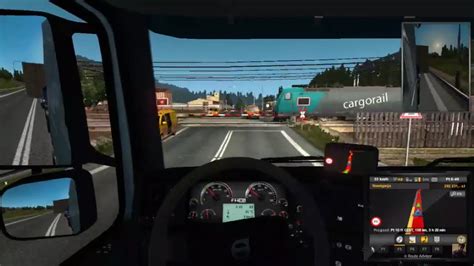 Euro Truck Simulator Odc Przejazd Kolejowy YouTube