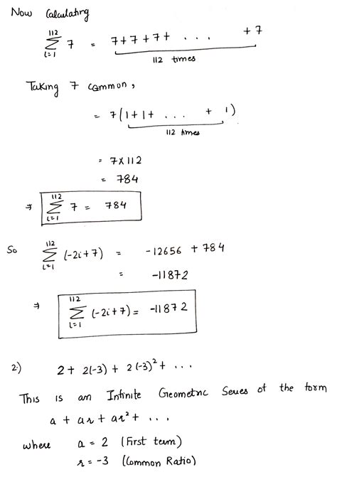 Solved Please Helpp Compute The Sums Below Assume That The Terms