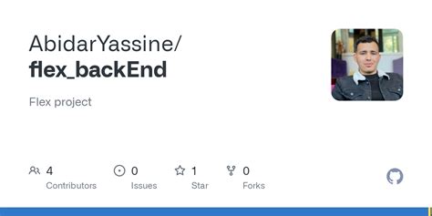 Github Abidaryassineflexbackend Flex Project