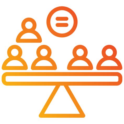Impartiality Generic Gradient Outline Icon