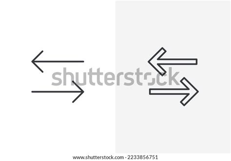 Arrow Key Icon Set Vector Arrow Stock Vector Royalty Free 2233856751