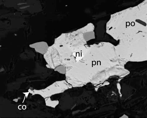 Nickel Arsenide Minerals Ni Occur In Pyrrhotite Po Containing