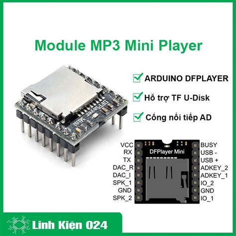 Module MP Mini Player FOR ARDUINO DFPLAYER Shopee Việt Nam