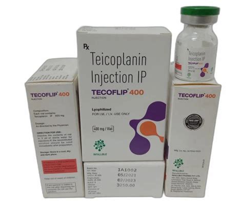 400mg Teicoplanin Injection IP At 400 Vial New Delhi ID 27487890362