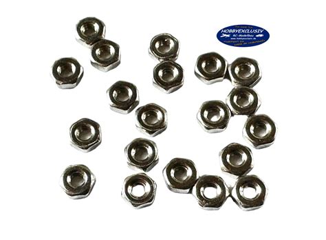 Sechskant Mutter M2 Edelstahl 20 Stück Hobbyexclusiv Rc Modellbau