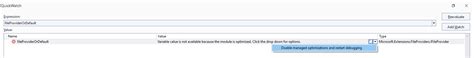 What Settings Does Disable Managed Optimizations And Restart