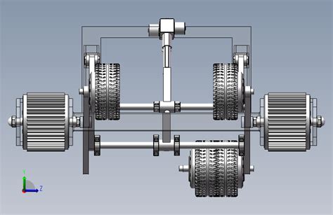 履带式爬楼车三维SW模型 SOLIDWORKS 2012 模型图纸下载 懒石网