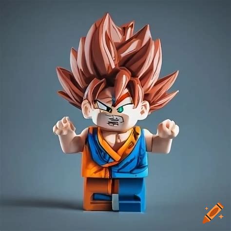 Dragon Ball Character Playing With Lego On Craiyon