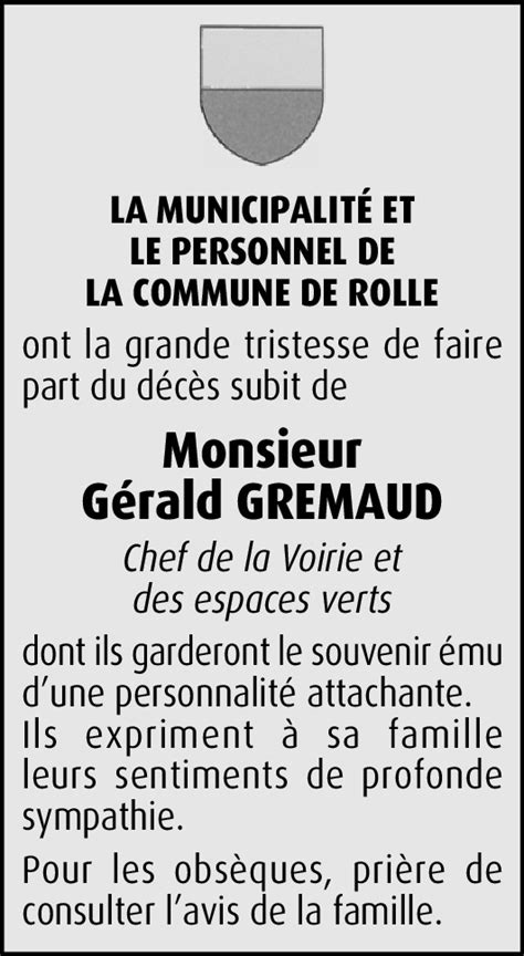 Gérald Gremaud Hommages