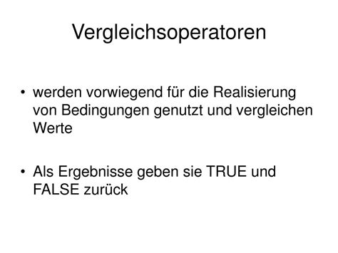 Ppt Php Operatoren Und Kontrollstrukturen Powerpoint Presentation