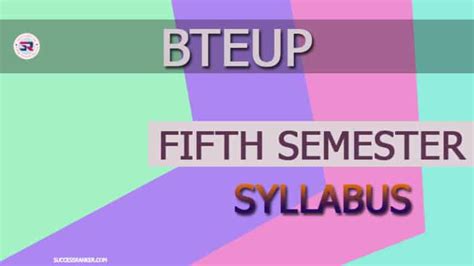 Bteup Syllabus 2023 Download Bteup Syllabus And Subject Pdf