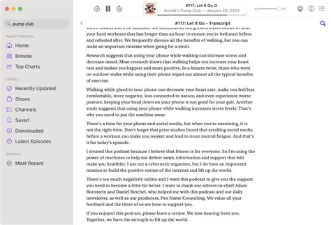 Ios 174 Brings Automatic Transcripts To Apple Podcasts