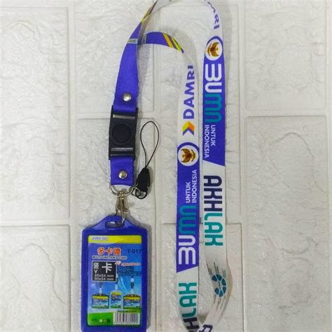 Lanyard Tali Gantungan ID Card DAMRI BUMN Free Strap Gantungan HP