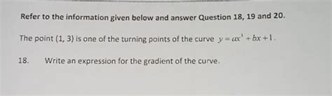 refer to the information given below and answer question 18 19 and 20