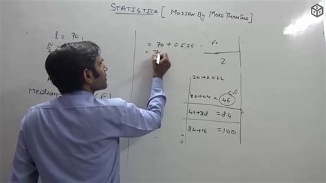 Find Median When More Than Type Cumulative Frequency Distribution Table Given Youtube