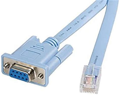 GetUSCart StarTech Com DB9CONCABL6 6 Ft RJ45 To DB9 Cisco Console Management Router Cable