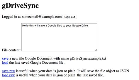 GitHub Vitogit GDriveSync Js Javascript Wrapper Library For Google Drive API V