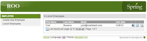 Nostra Technology Rapid Application Development With Spring Roo