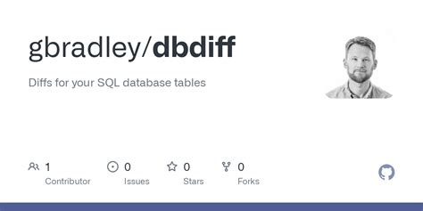 Github Gbradley Dbdiff Diffs For Your Sql Database Tables