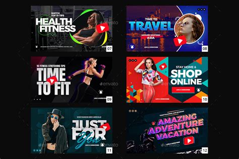 50 Youtube Thumbnail Templates Psd Design Template Place