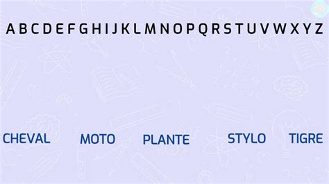 Ordre alphabétique comment ranger les mots CP CE1 Maître Lucas
