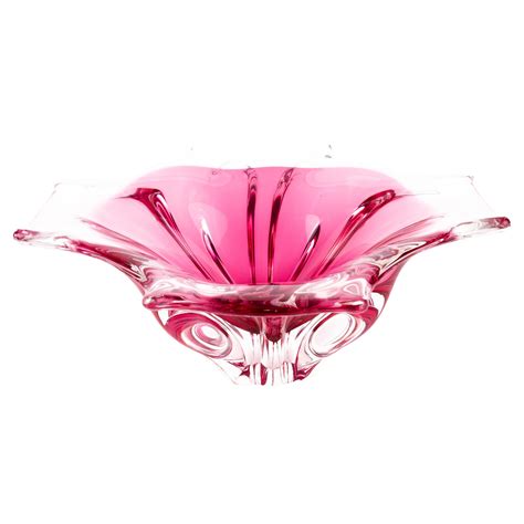 Murano Venetian Glass Sommerso Ashtray Bowl For Sale At 1stdibs