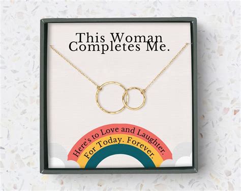 Lesbian Wedding T Lesbian Couples Necklace Anniversary T