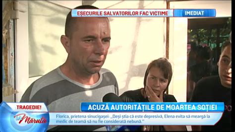 Acuza autoritatile de moartea sotiei Scene si bonusuri din La Măruță PRO TV