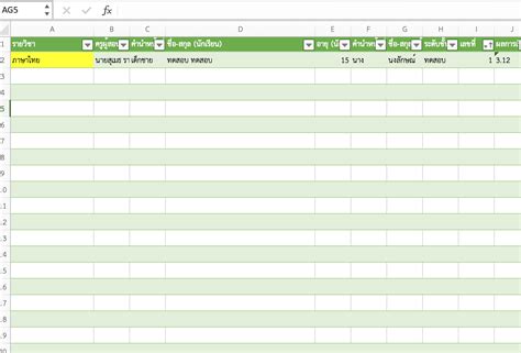 โปรแกรมวิเคราะห์ผู้เรียนรายบุคคล ไฟล์ Excel กรอกง่าย พร้อมปริ้นต์ ครูอาชีพดอทคอม