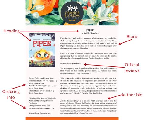 Crafting A Sell Sheet A Quick Easy Guide Florida Writers Association