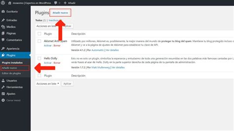 Cómo Instalar Un Plugin En Wordpress Mowomo Especialistas En Wordpress