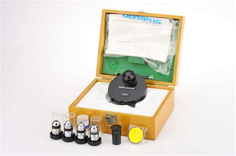 Lot 375 Unused Olympus Microscope Phase Contrast