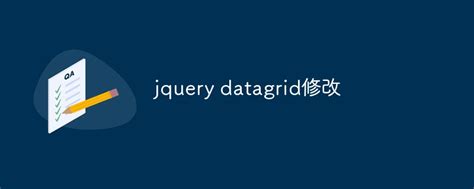 Jquery Datagrid Modification Front End Q A Php Cn