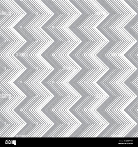 Vector Seamless Pattern Infinitely Repeating Modern Geometrical Stylish Texture Zigzag Linear