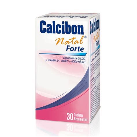 Calcibon Natal Forte 30 Tabletaletas Droguerias Patria