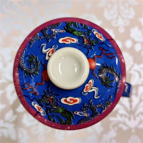 Temugg Med Sil And Lock Blå Med Kinesisk Drake Ehsans And Pappas Tehus