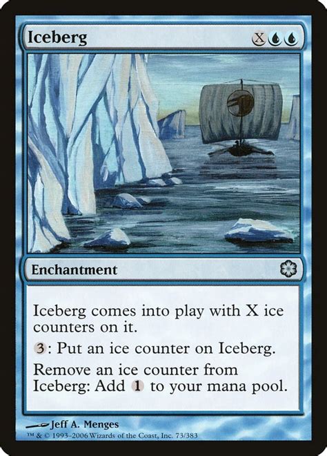 Iceberg Coldsnap Theme Deck Reprints Magic The Gathering