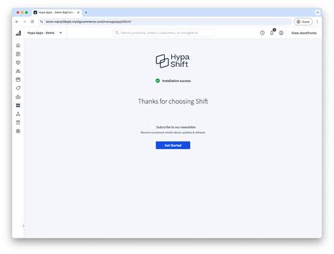 Installation Hypa Shift