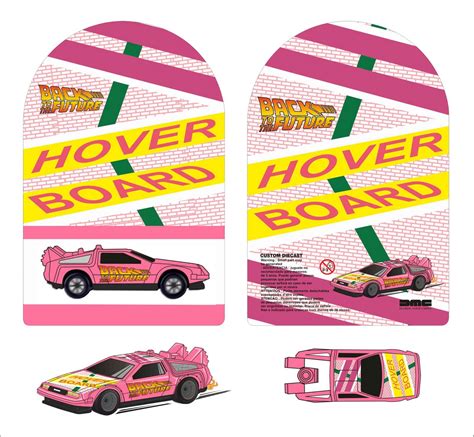 Hoverboard Mode Back To The Future Delorean Time Machine Custom In Card
