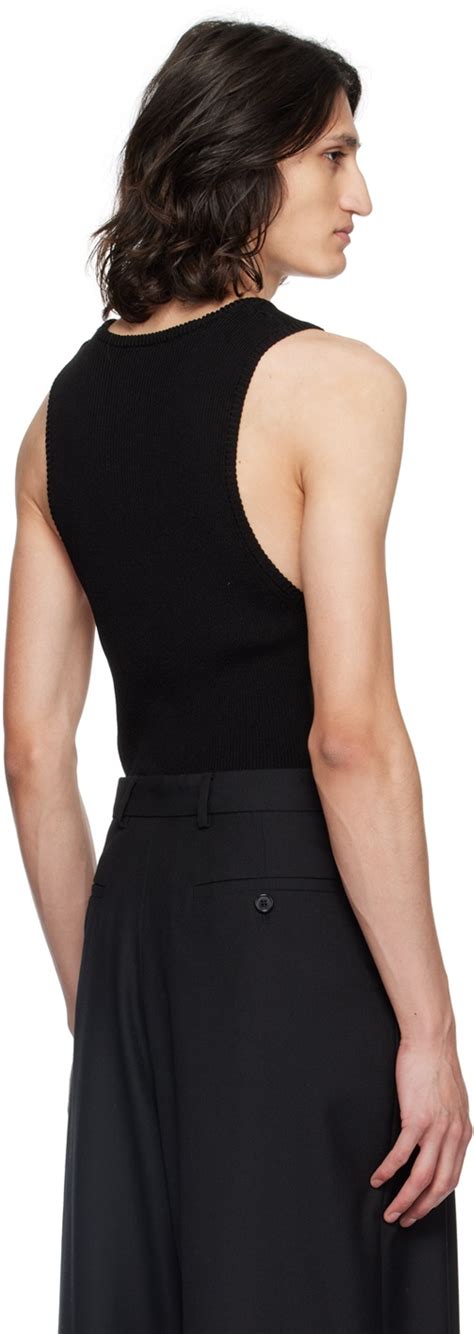 Lardini Black Laddering Vest Lardini
