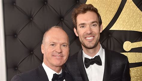 Michael Keaton Supports Son Sean Douglas At Grammys 2017 2017 Grammys
