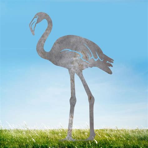 Flamingo Sheet Steel Silhouette In Natural Steel Finish Black Country