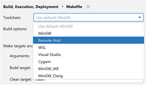 remote with local sources clion documentation