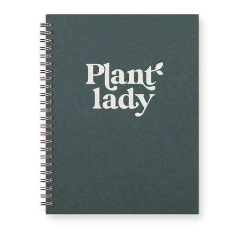 Plant Lady Journal Lined Notebook Truly Inspired Paper Co