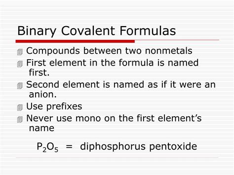 PPT Chemical Formulas Covalent PowerPoint Presentation Free Download ID