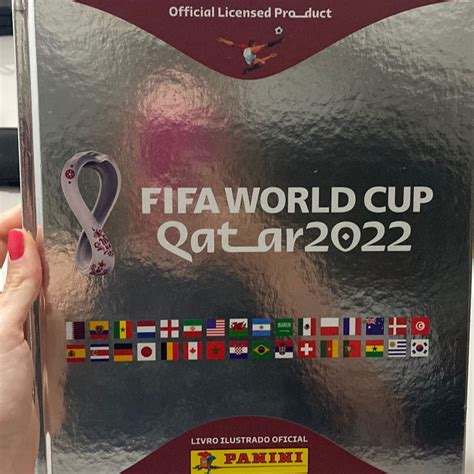 Álbum Copa do Mundo 2022 Capa Prata Livro Panini Nunca Usado 77556246
