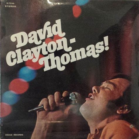 Thomas David Clayton David Clayton Thomas LP Kaufen Auf Ricardo