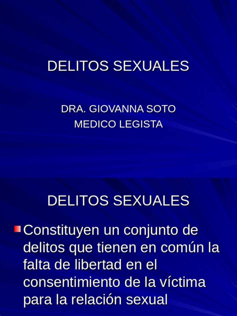Delitos Sexuales Actual Pdf Violación Reproducción Humana