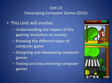 computer games development and design